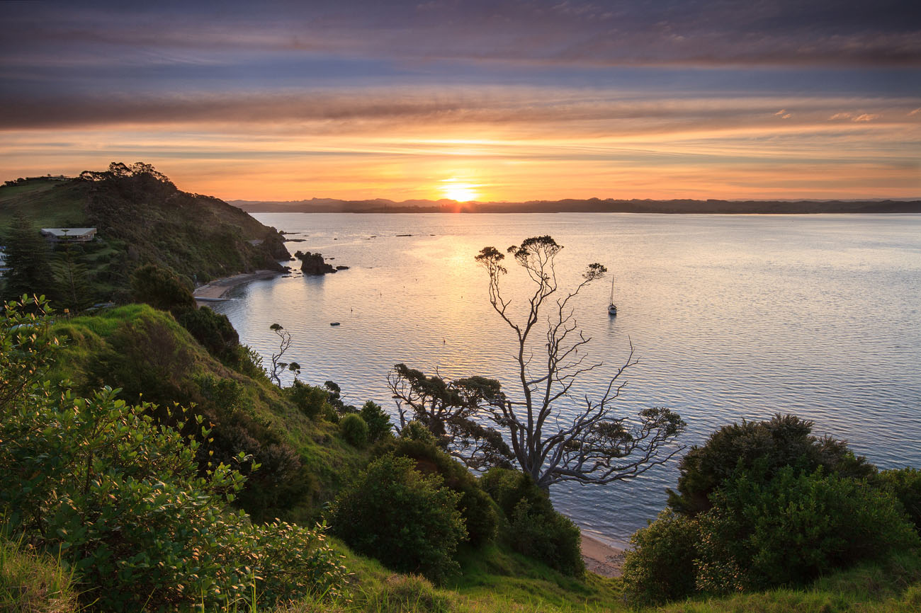 Tapeka Point Sunset - NZ Landscape Prints